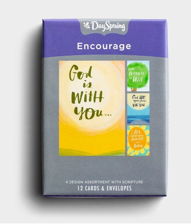 Card-Boxed-Encouragement-God Is With You (Box Of 12) | Parable.com