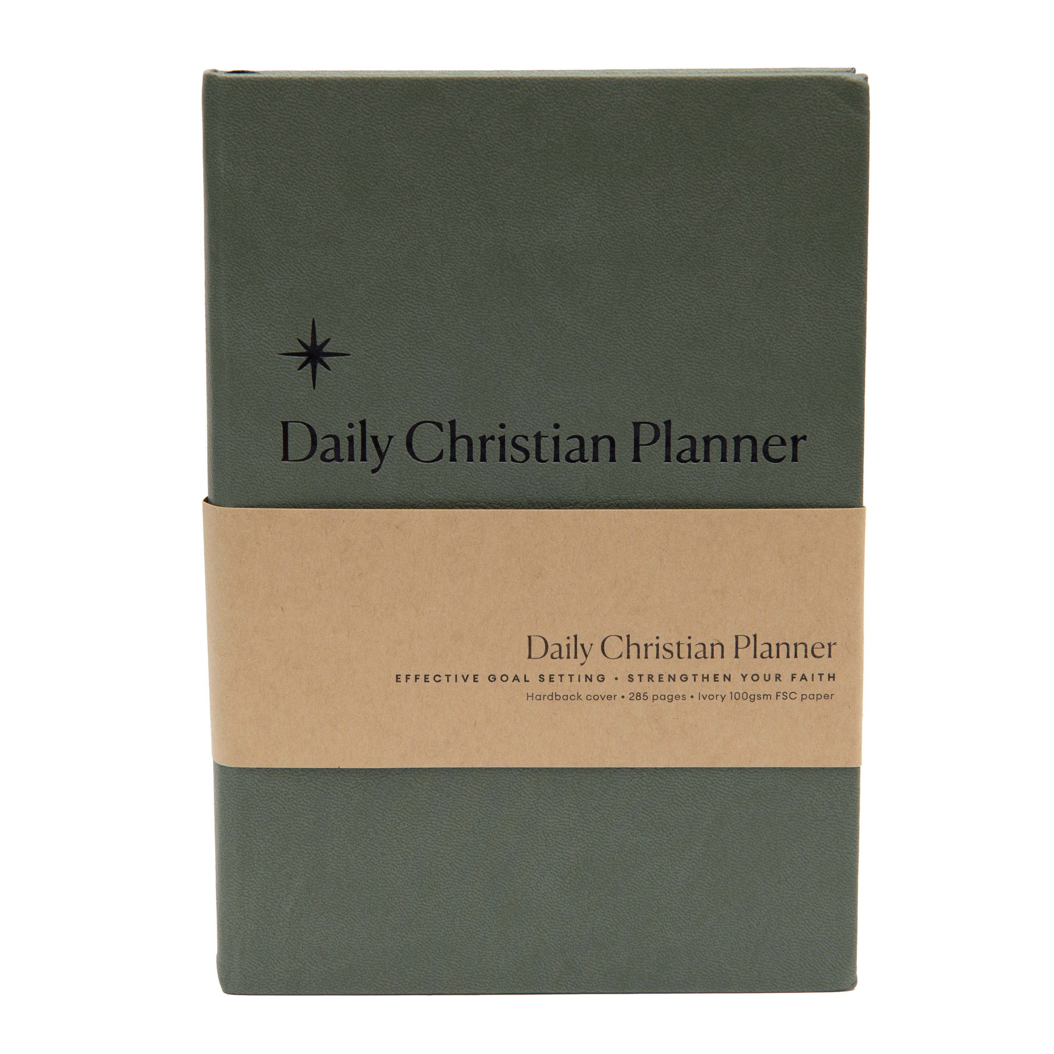Daily Christian Planner Green | Lighthouse Christian Books