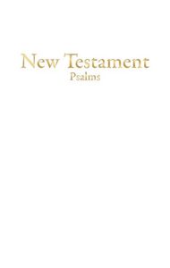 New Testament with Psalms-KJV | The Heritage House Christian Bookstore