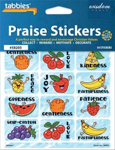 Tabbies Praise Stickers - Sent: Sentiment Children's Praise Stickers ...