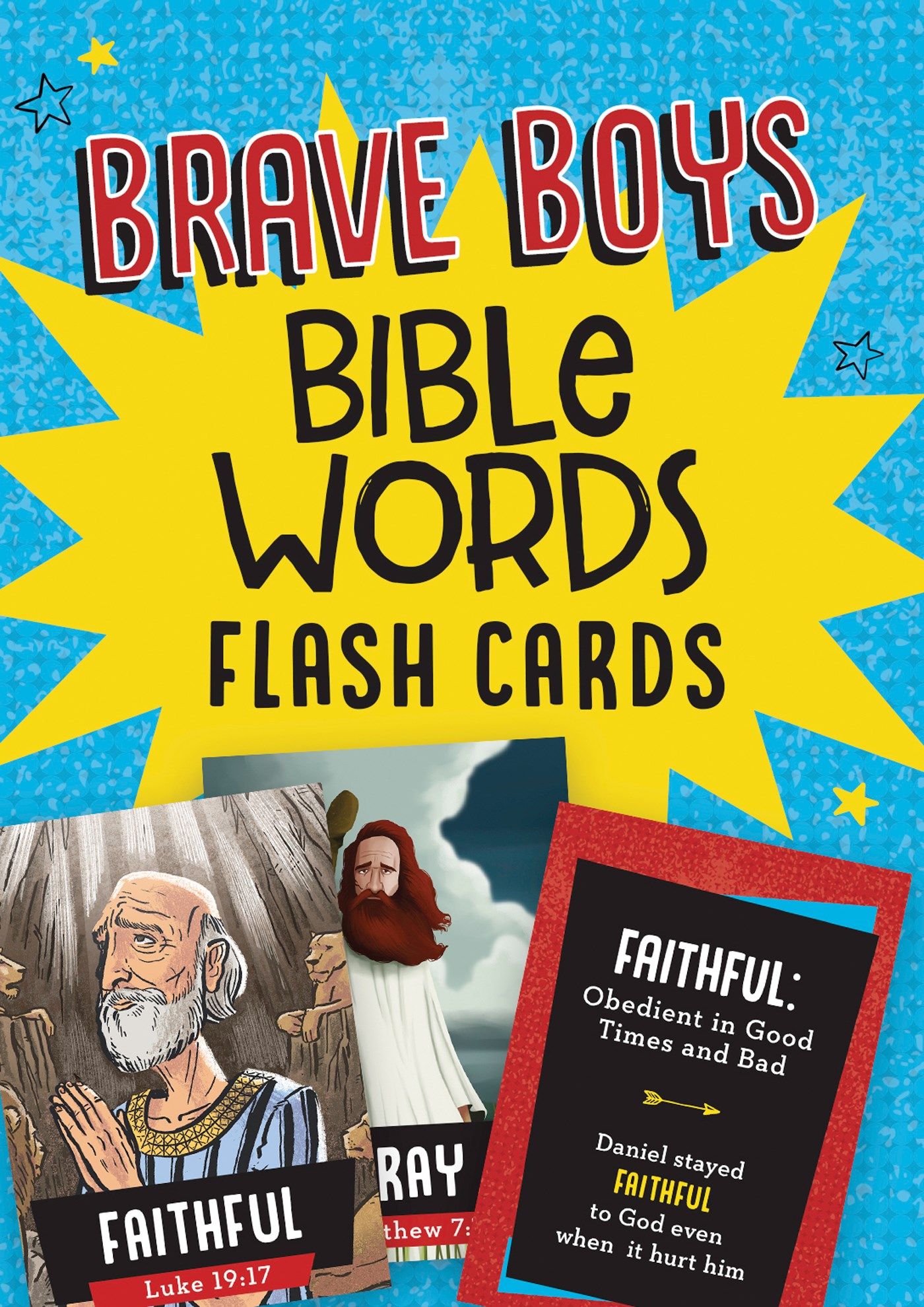 Brave Boys Bible Words Flash Cards | The Heritage House Christian Bookstore