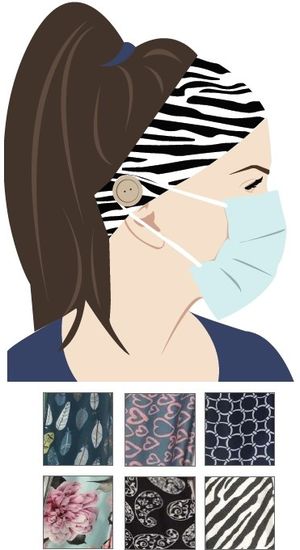 Headband w/Buttons For Masks (Ear Saver) | Parable.com