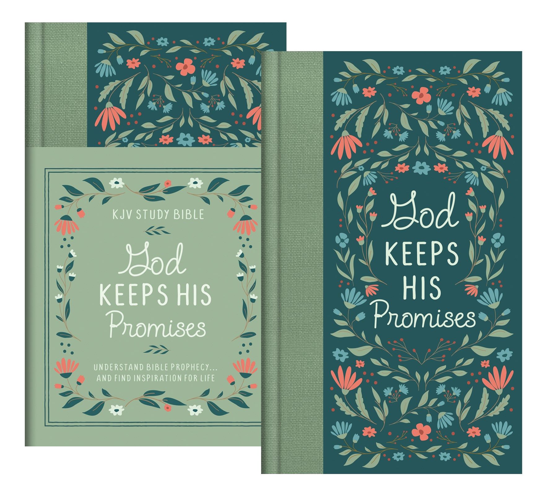 God Keeps His Promises KJV Study Bible [sage Floral]: Understand Bible ...
