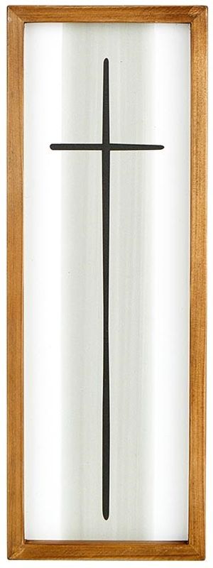 Framed Cross - Gray | The Vineyard