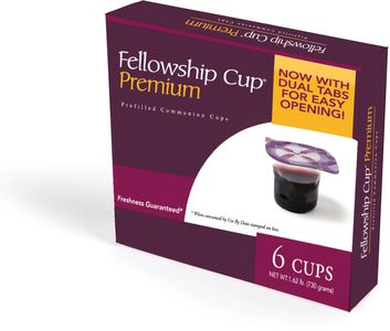 Fellowship Cup(r) Premium - Prefilled Communion Cups (6 Count ...