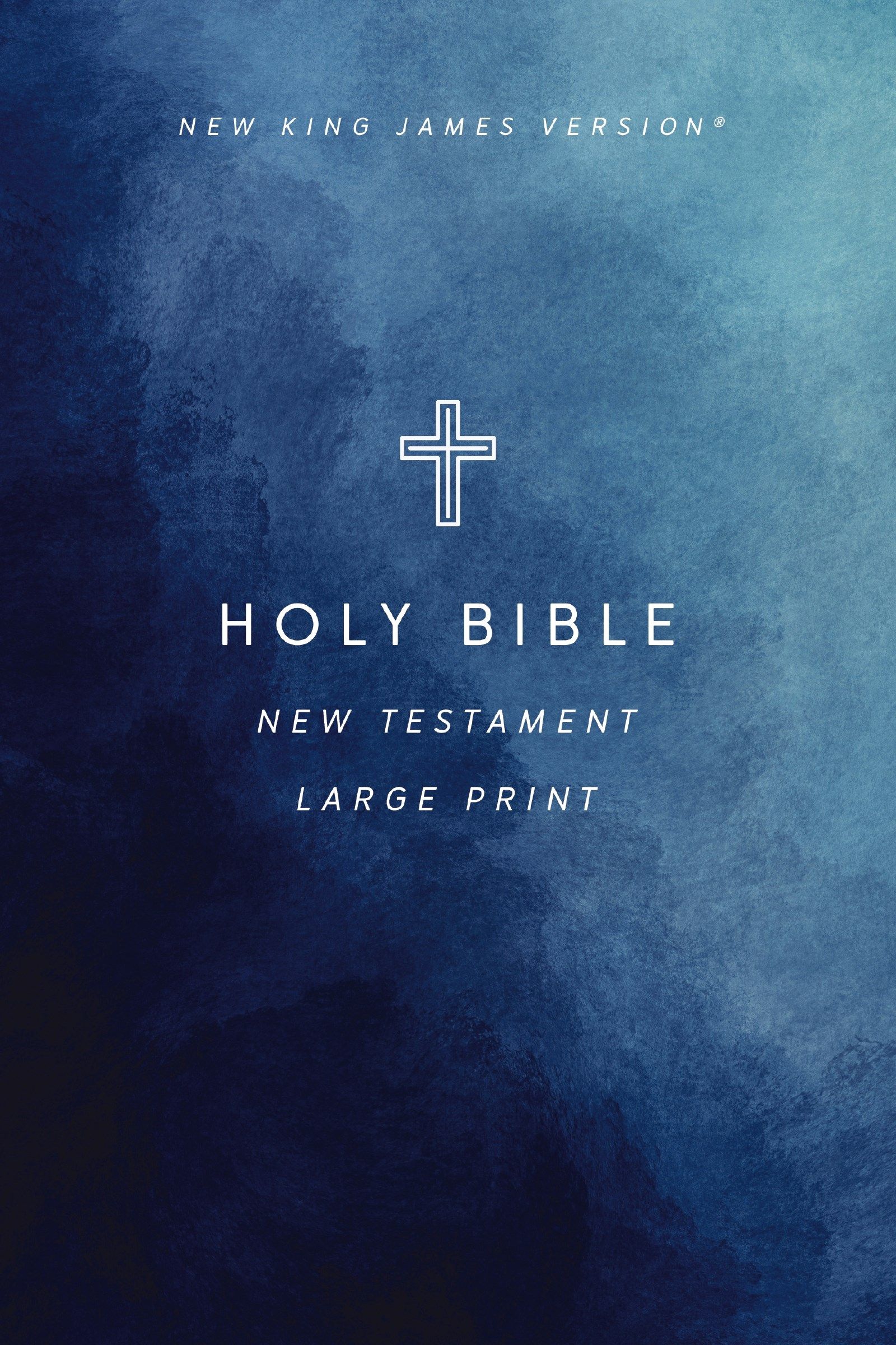 NKJV Large Print Outreach New Testament Bible, Geometric Softcover ...