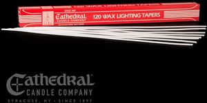 Wax Lighting Tapers (1/8" x 16") (Pack Of 120) | The Heritage House ...