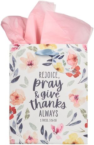 Christian Art Gifts Medium Portrait Inspirational Scripture Gift Bag ...
