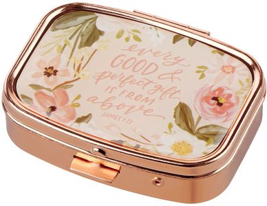 Christian Art Gifts Portable Pill Box Container Organizer for Women ...