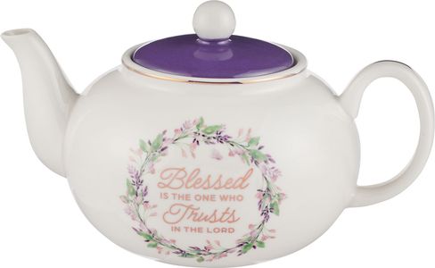 Christian Art Gifts Inspirational Large Ceramic Scripture Teapot for ...