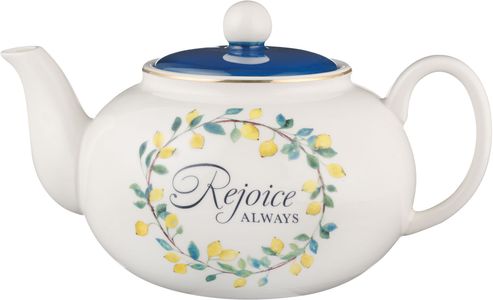 Christian Art Gifts Inspirational Large Ceramic Scripture Teapot for ...
