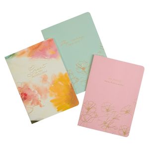 Christian Art Gifts Slim Scripture Notebooks for Women, Great Is Thy ...