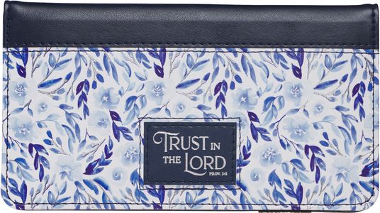 Christian Art Gifts Women's Premium Vegan Leather Scripture Checkbook ...