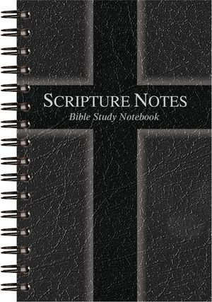 Scripture Notes Bible Study Notebook-Black | Arrowhead Parable ...