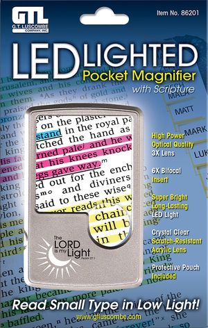 Led Lighted Pocket Magnifier | The Parable Christian Store