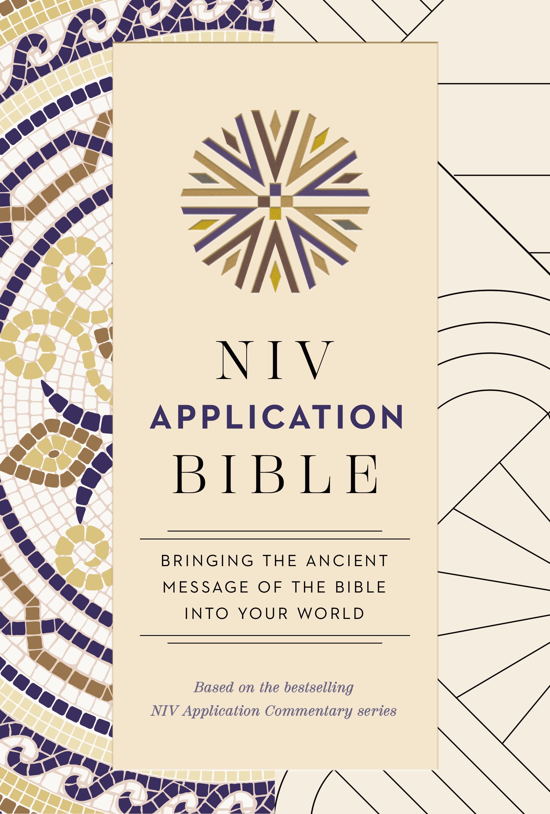 NIV Application Bible, Hardcover, Multi-Cream, Red Letter, Comfort ...