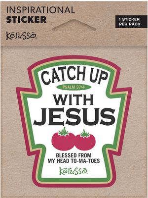 Kerusso Catch Up Sticker | The Parable Christian Store
