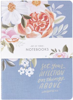 Notebook Set 3pc Lg Floral Set Your Affection Col. 3:2 | Lighthouse ...