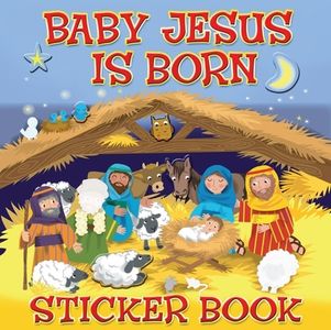 Baby Jesus Is Born Sticker Book | Jesus Book and Gift Store