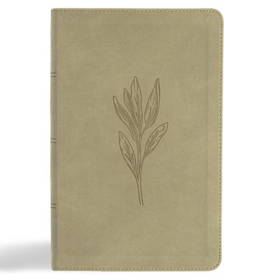 KJV Single-Column Personal Size Bible, Sage Suedesoft Leathertouch ...